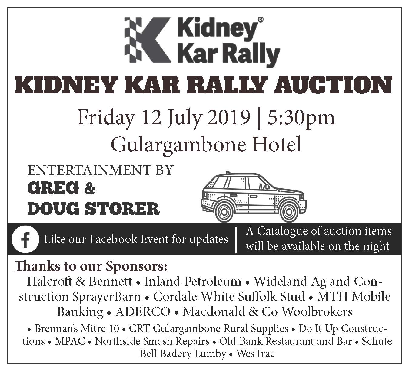 Kidney Kar Rally | The Coonamble Times