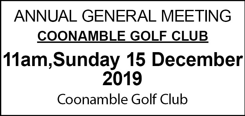 Coonamble Golf Club AGM | The Coonamble Times