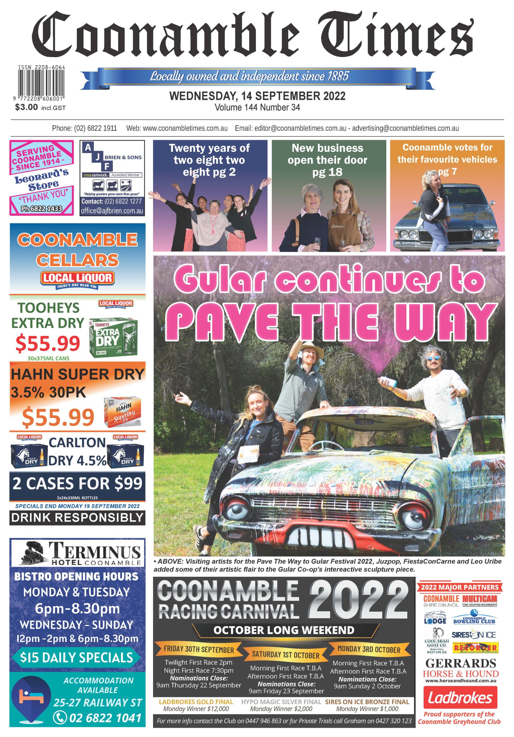 September 14 2022 | The Coonamble Times