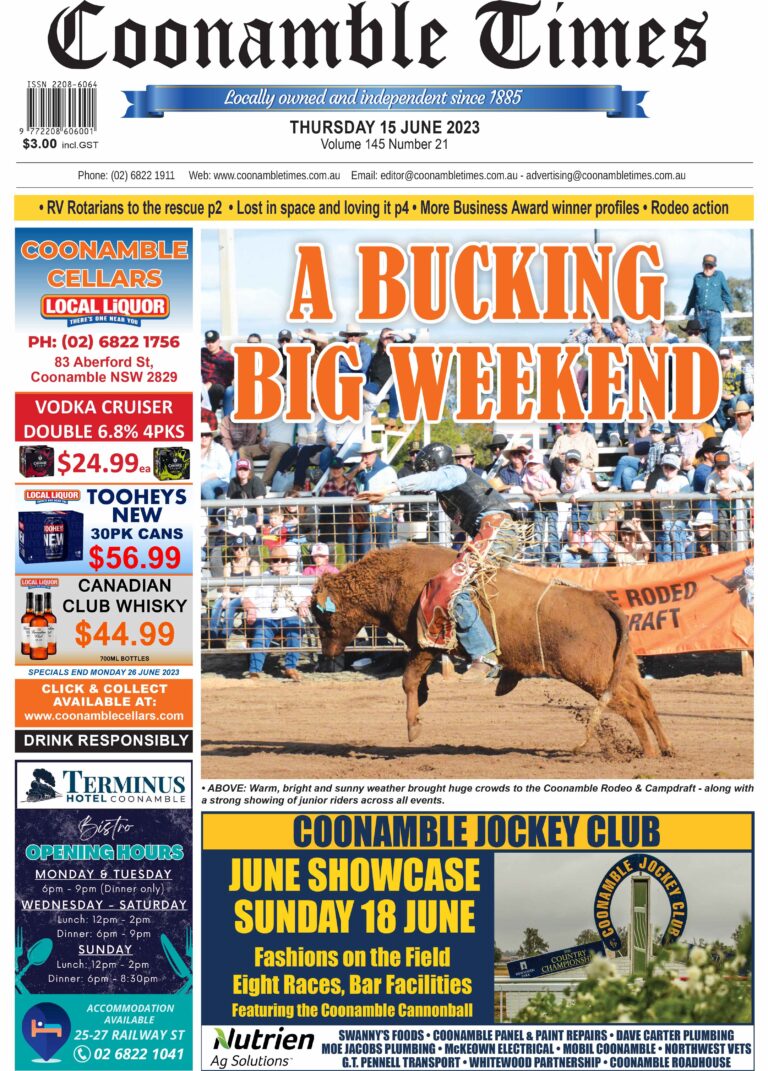 Latest Online Editions | The Coonamble Times