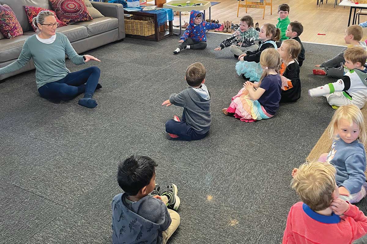Coonamble Pre-school gives yoga a go | The Coonamble Times