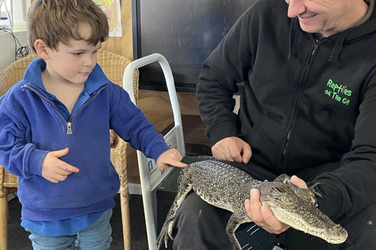 Reptiles on the Go visit Coonamble Pre-school | The Coonamble Times