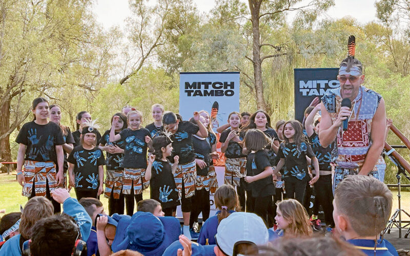 Mitch Tambo Visit And Mini Olympics At Cps The Coonamble Times