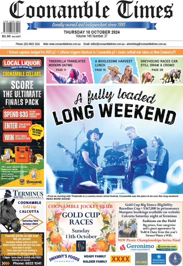 October 10 2024 | The Coonamble Times