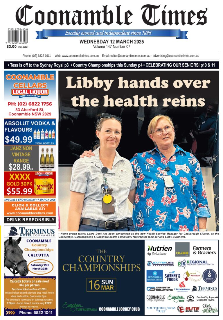 The Coonamble Times | Local News, Community, Events & Sport