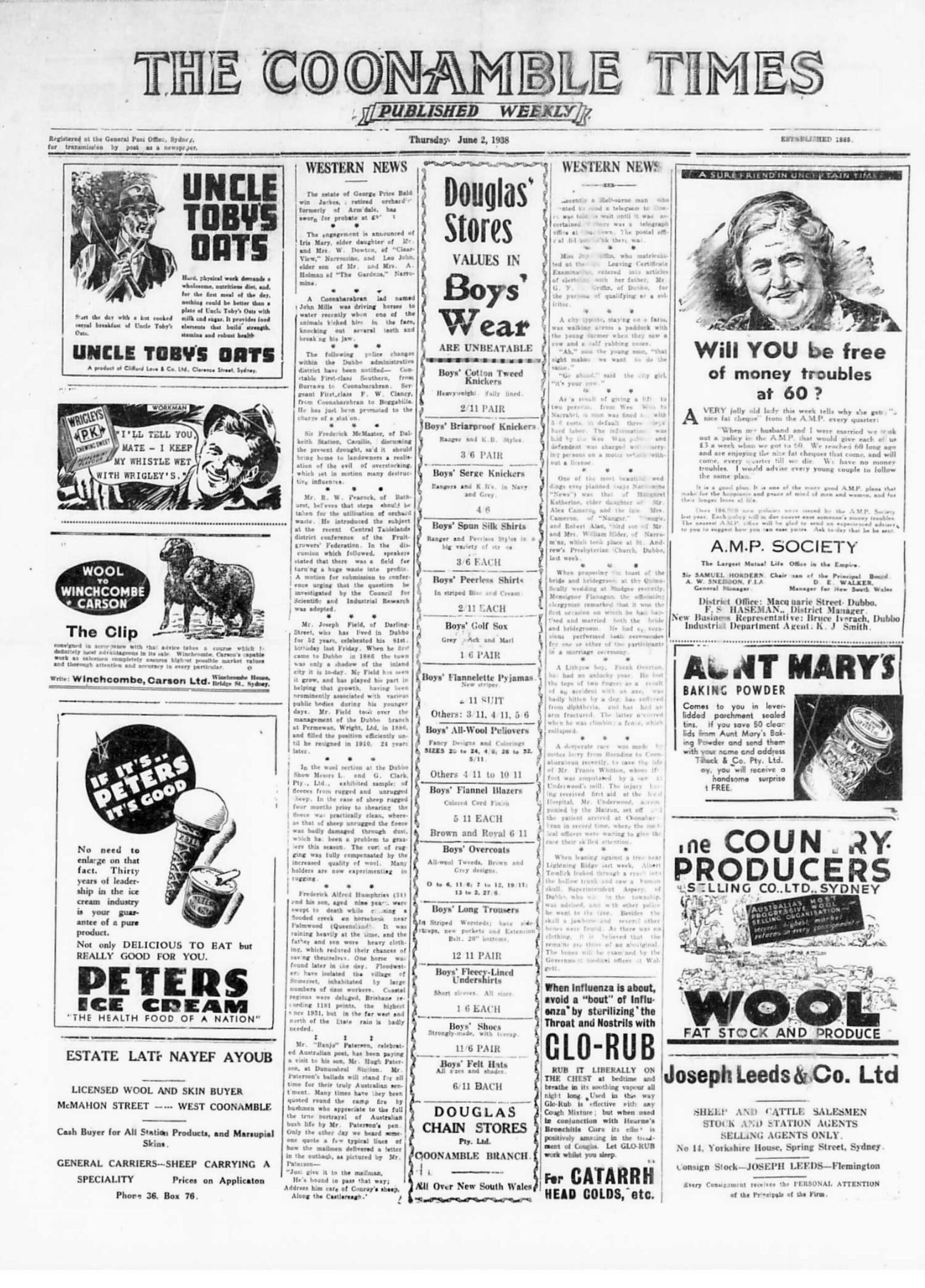 Historical Edition June 02 1938 | The Coonamble Times