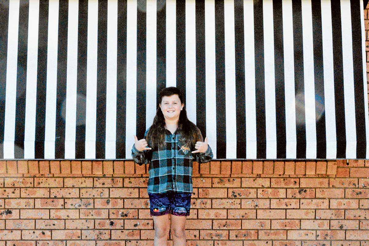 Mason is making his mullet work for charity | The Coonamble Times