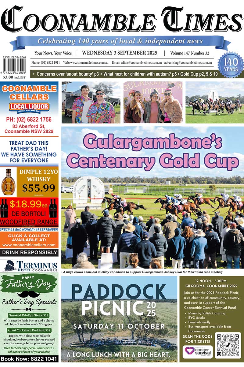 03 September 2025 | The Coonamble Times