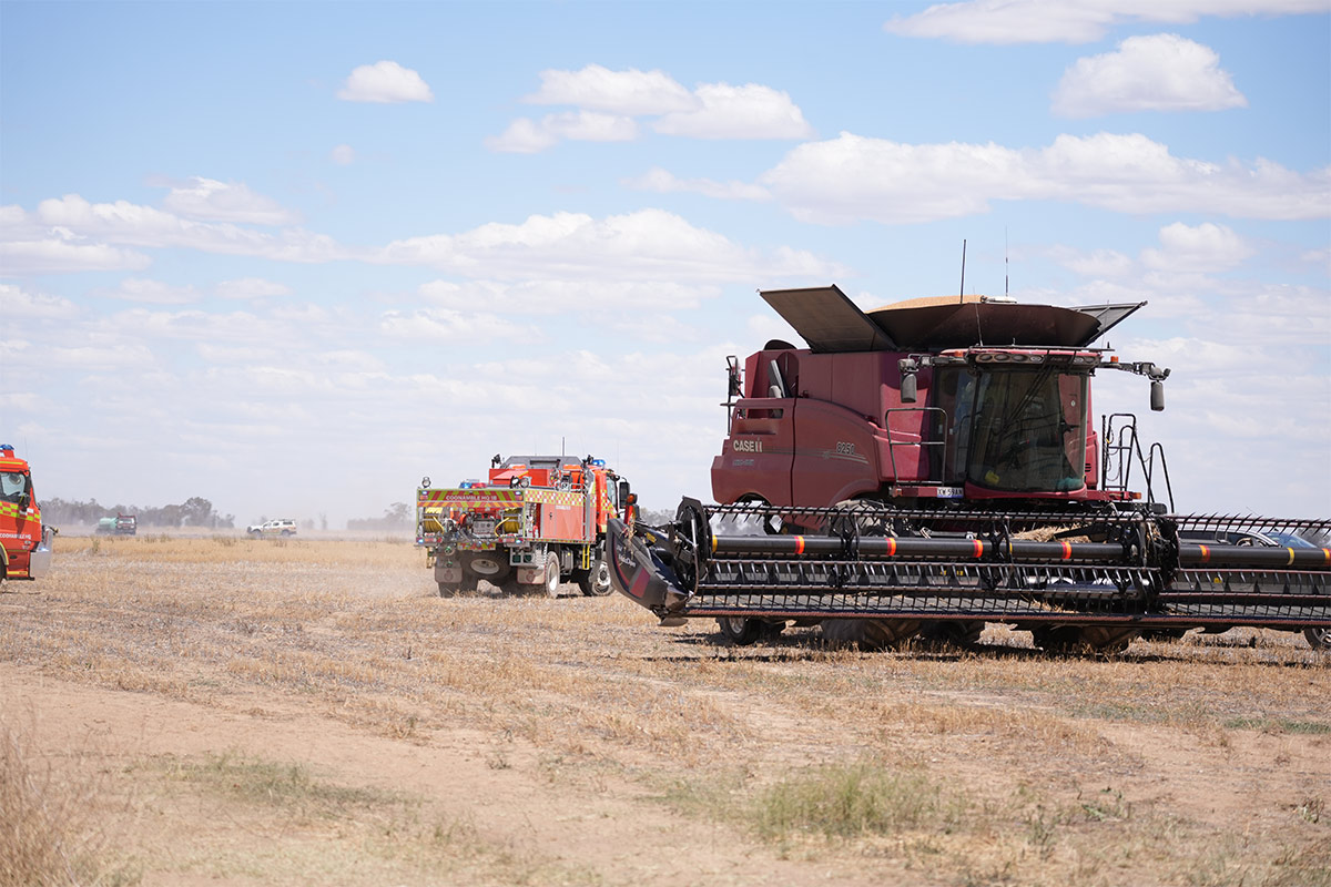 Flare up in harvest fires | The Coonamble Times